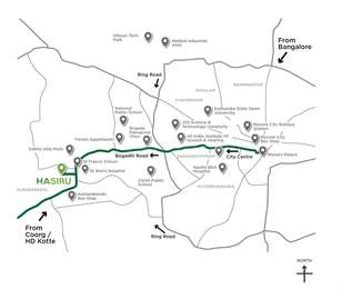 Evantha Developers and Vyasti Projects Evantha Hasiru Map - Ilavala ...