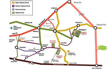 W S Developers W S Srushti Regency Map - Wadegaon, Pune Location Map