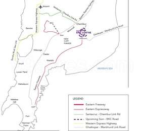 The Wadhwa Group Wadhwa The Epicentre Map - Chembur, Mumbai Location Map