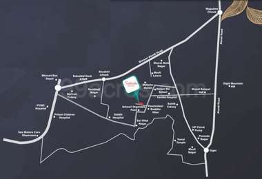 Waghere Associates Waghere Subhadra Heights Map - Bhosari, Pimpri ...