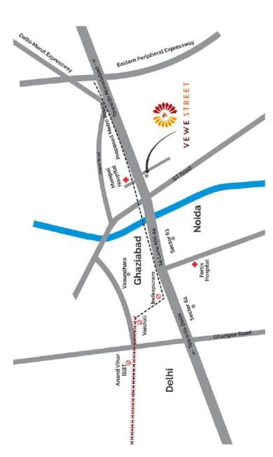 Welcome Vertex Welcome Vewe Street Map - Shahpur Bamheta, Ghaziabad ...