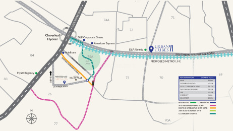 Whiteland Corporation Whiteland Arena 76 Map - Sector 76 Gurgaon ...