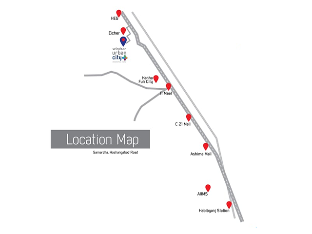 Windsor Urban City Bhopal, Mandideep Resale Price List, Brochure, Floor ...