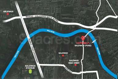 Xrbia Balewadi Map - Balewadi, Pune Location Map