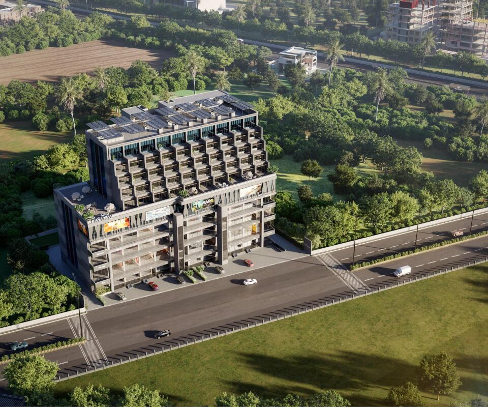 Skyview 150 Feet Ring Road, Rajkot - Invest in Office spaces & Showrooms