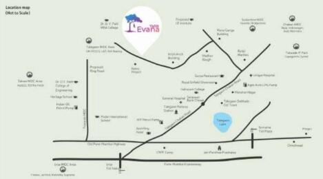 Yash Promoters Yash Evana Map - Talegaon Dabhade, Pune Location Map
