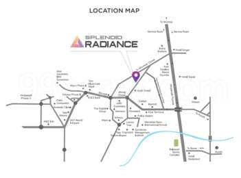 Yashada Realty Group Yashada Splendid Radiance Map - Wakad, Pune ...
