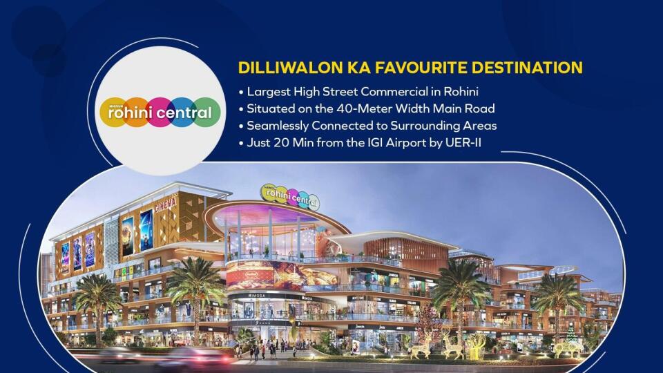 Migsun Rohini Central Sector 22 Rohini, Delhi - Invest in Shops