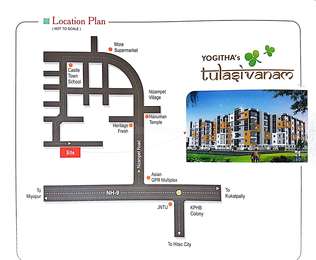 Yogitha Constructions Yogithas Tulasivanam Map - Nizampet, Hyderabad ...