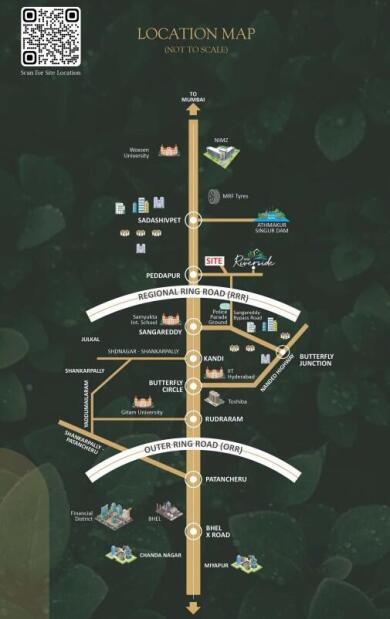 Yughander Real Stone RRR Frontside Map - Sangareddy, Hyderabad Location Map