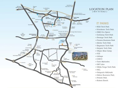Yuva Infinity Developers Yuva Blue Meadows Map - Varthur, Bangalore ...