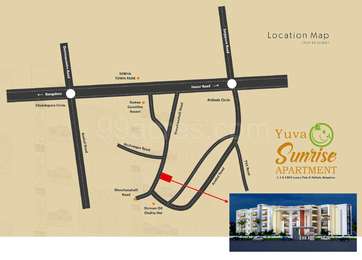 Yuva Structures Yuva Sunrise Map - Attibele, Bangalore South Location Map