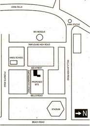 Zircon International Builders Zircon Towers Map - Triplicane, Chennai ...