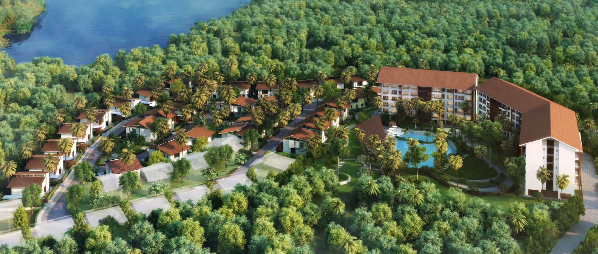 Zuari Rain Forest Aerial View