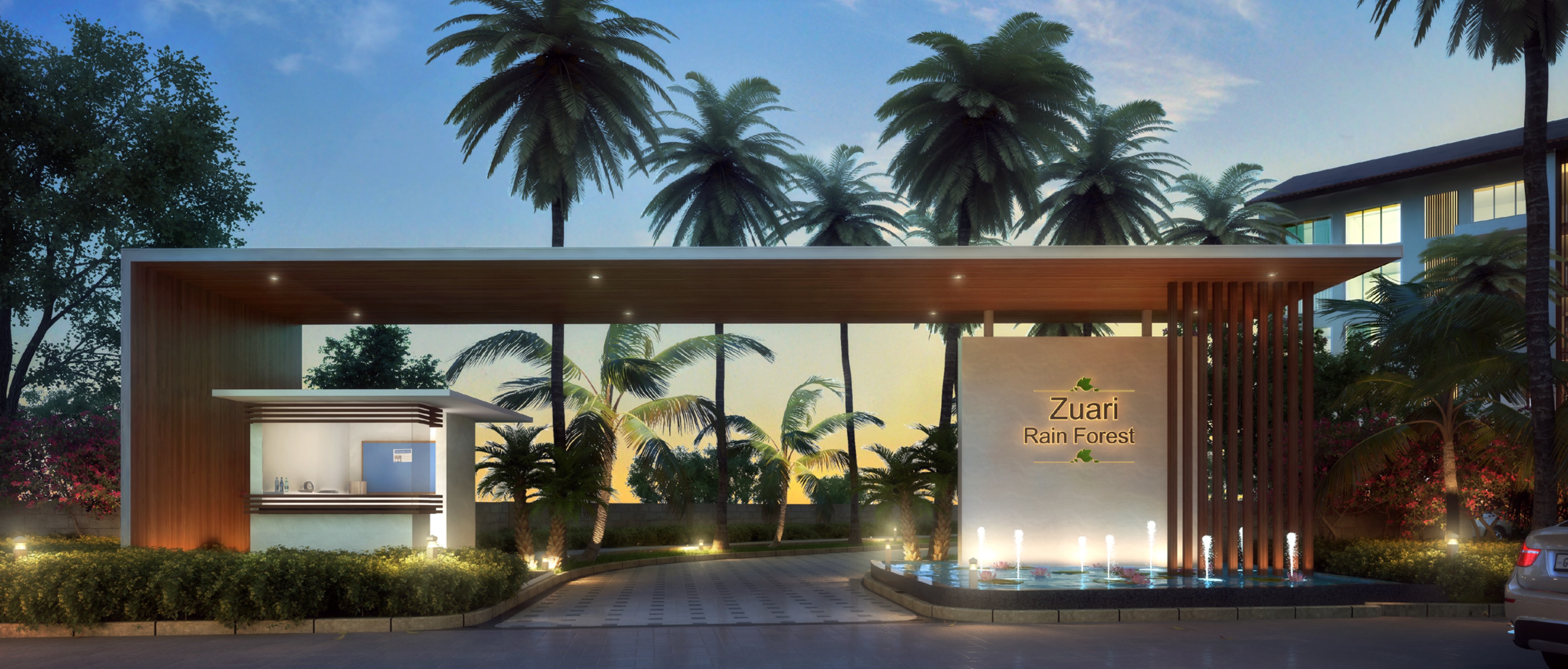 Zuari Rain Forest Entrance